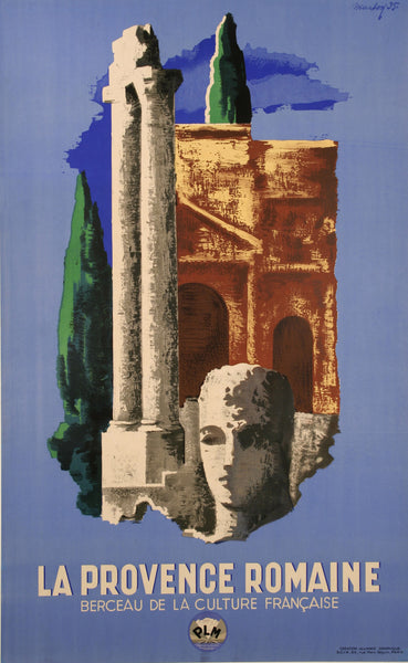 LAJOS MARTON LA PROVENCE ROMAINE, CIRCA 1935 - Colletti Gallery